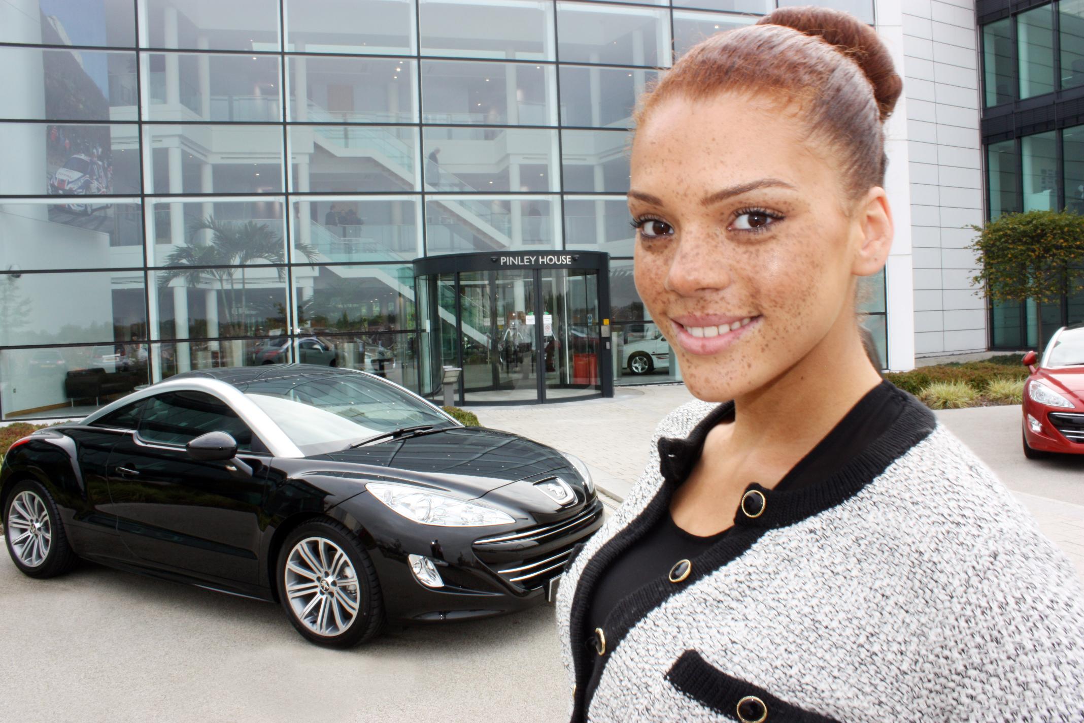 Top model Jade collects her new Peugeot RCZ - Wheel World Reviews