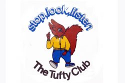 Tufty, the furry, friendly face of road safety